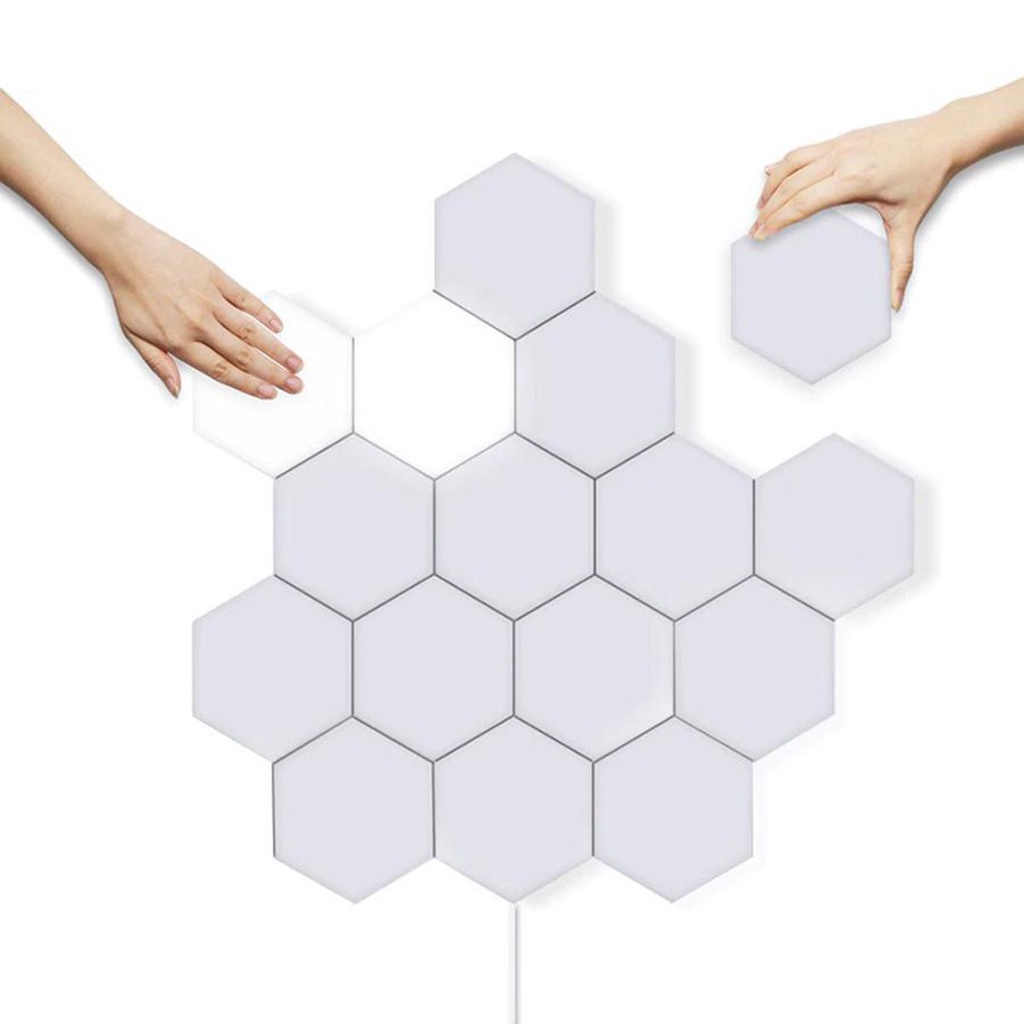 492 Lâmpadas Luminária Quântica Led Hexagonal Touch Modular - Yes Compra